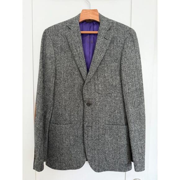 Southwick | Suits & Blazers | Mint Epaulet Southwick Sport Coat Grey ...